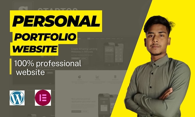 Build a modern personal portfolio wordpress website by Dev_juhin | Fiverr