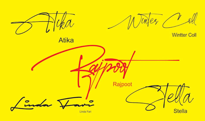 Handwritten signature, digital signatures, autograph, cursive ...