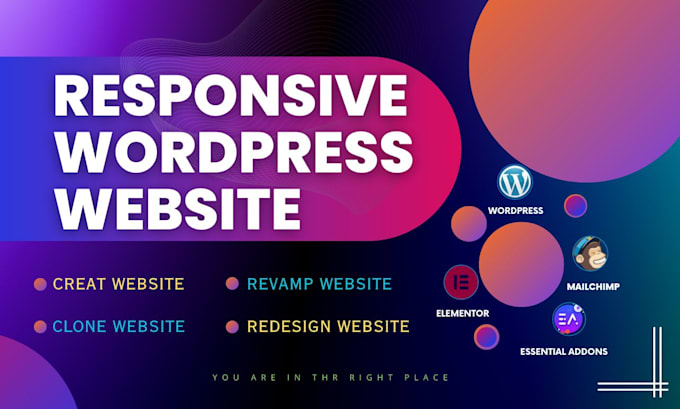 Build a stunning responsive wordpress website by Split_nnsel | Fiverr