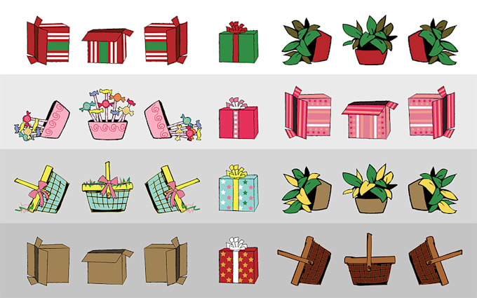 Create 2d art items, objects, plants, etc by Beekinddesign | Fiverr