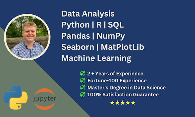 Do machine learning and analysis in python, using ai, ml by ...