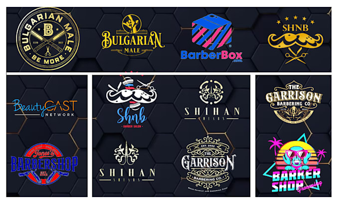 Design a creative unique barber shop logo by Susieoricen | Fiverr