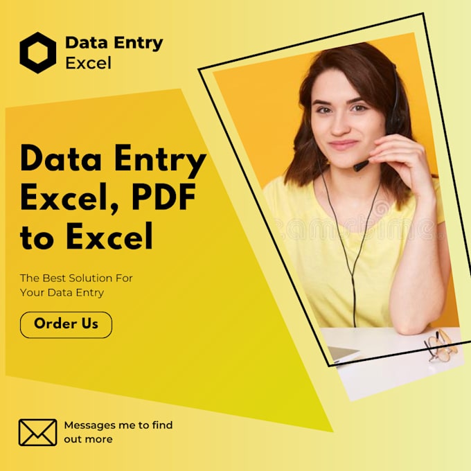 Do accurate excel data entry, pdf to excel data entry, data entry by ...