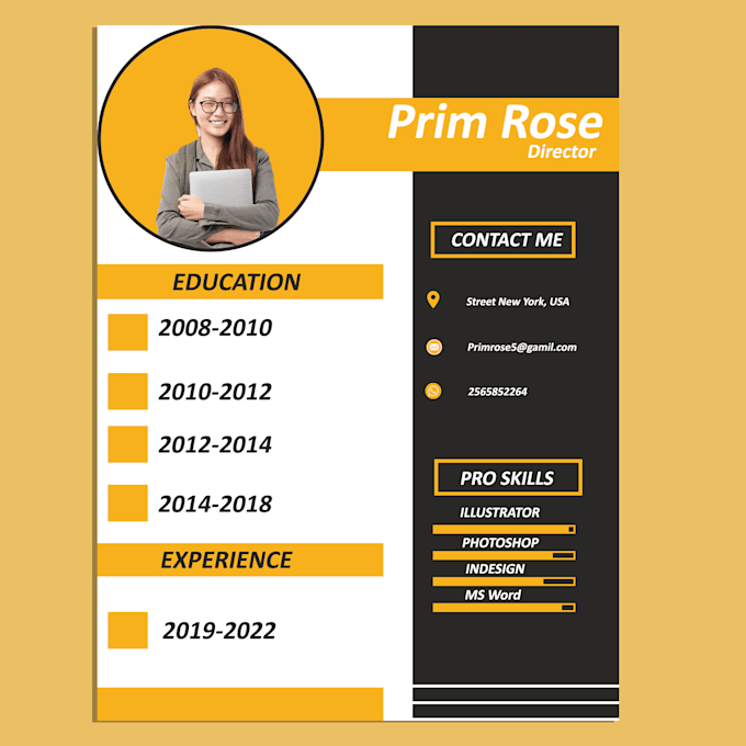 Create professional cv within 24 hours by Suniology | Fiverr