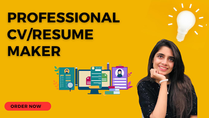 Create professional cv and resume on modern designed template by ...