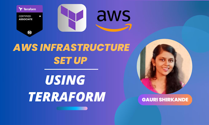 Help you create infrastructure on aws using terraform by Gaurishirkande | Fiverr
