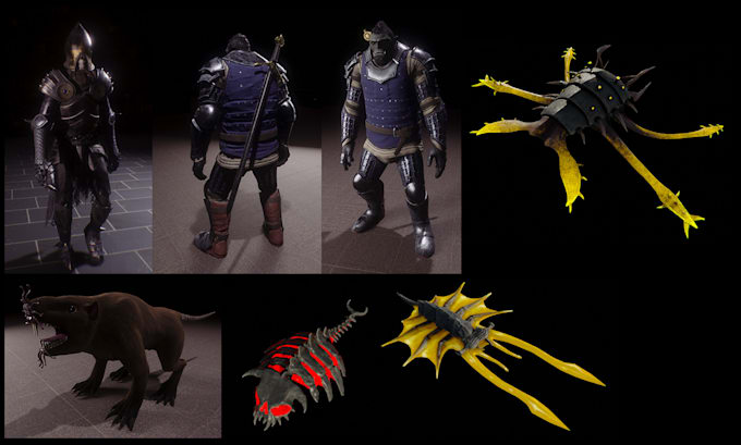 Game ready character modeling by Vmblast | Fiverr