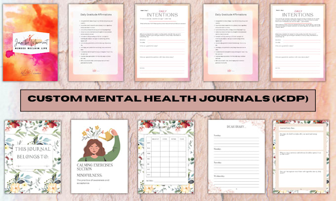 Design a custom journal low content and kdp ready by Amyfarley936 | Fiverr