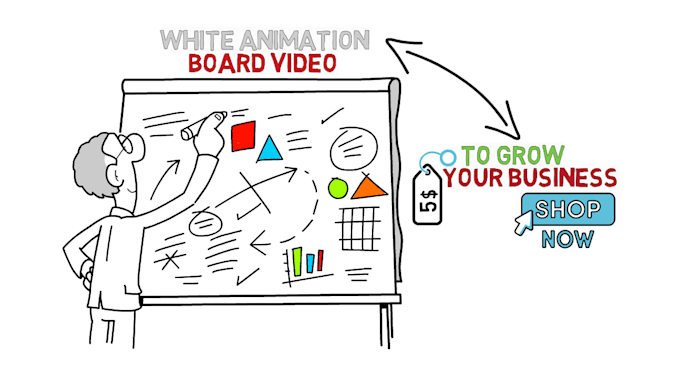 2d plus whiteboard animation combination by Errorhunter | Fiverr