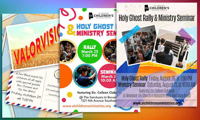Create a digital graphic for your kids ministry event by Brittanyglennn ...