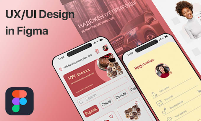 Web design in figma, custom website pages, prototype by Sukhanovaanna ...