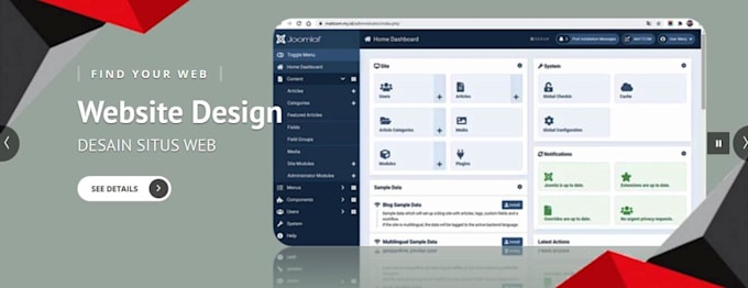 Create a modern and professional joomla website by Mattcom_my_id | Fiverr