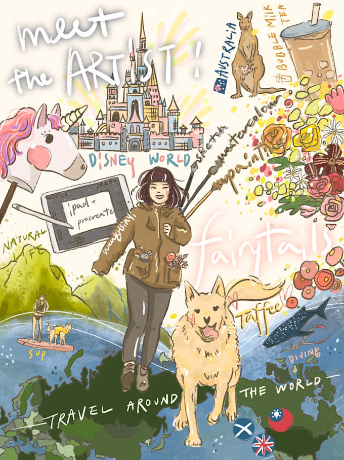 Illustrate for your pets and you by Fairytails_art | Fiverr