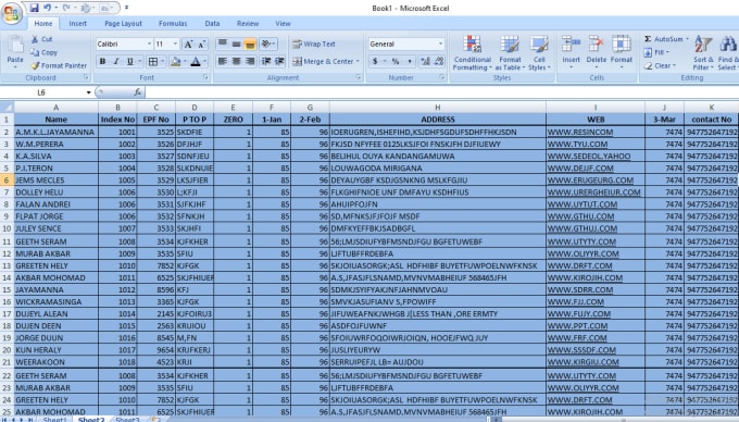 Private clear easy analyze data entry by Vishuayodya1126 | Fiverr