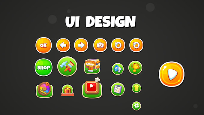 Create high quality 2d game design assets, icons and ui by Punjabisebi ...