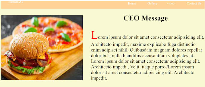 Frontend Web Development In Html Css Bootstrap By Farmanali925 Fiverr