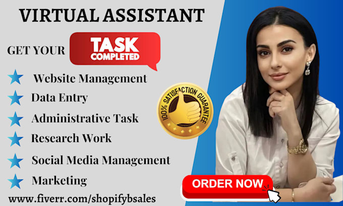 Be your virtual assistant, social media manager, shopify va, ads by ...