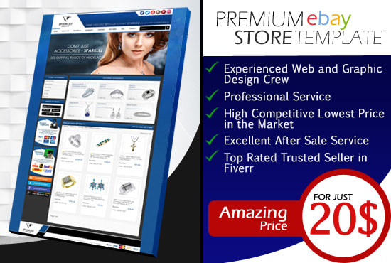Design professional complete ebay store template by Merkrv | Fiverr