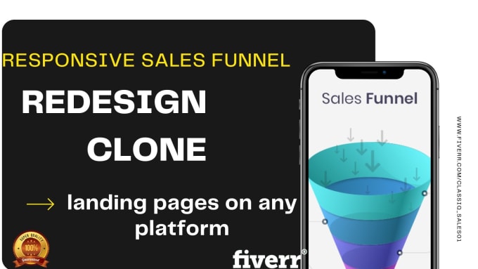 Be klaviyo, sales funnel builder, click funnels, sales page, ghl website expert by Classiq ...