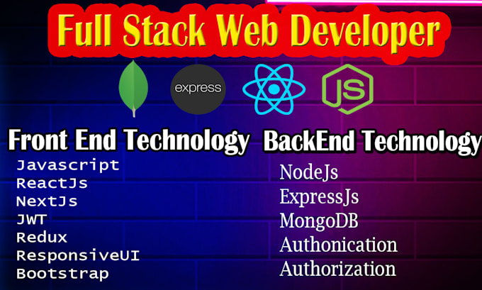 Be your full stack developer using mern stack technologies by ...