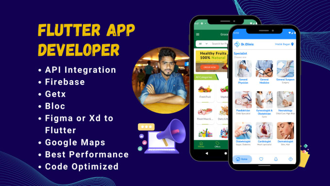 Develop android and ios mobile app using flutter by Mostakahmedweb | Fiverr Develop android and ios mobile app using flutter by Mostakahmedweb | Fiverr