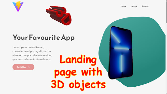 Create a landing page with react by Yaso_ra | Fiverr