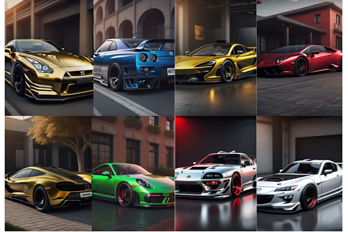 Create concept car poster ai arts for you by Shopnow164 | Fiverr