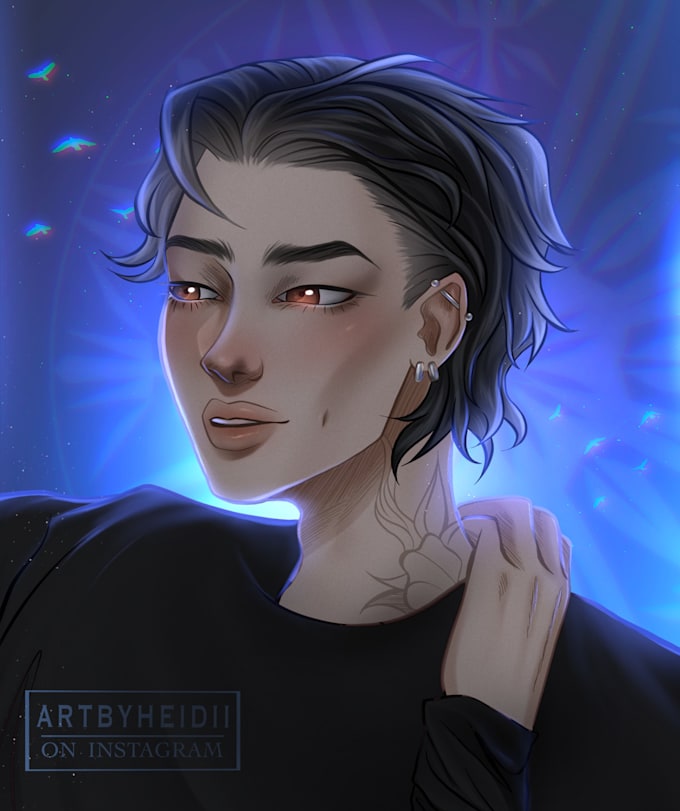 Draw a commission in a stylized art style by Haadiiiiiiii | Fiverr