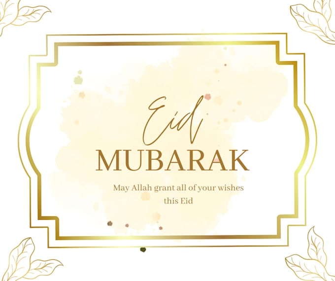 Design simple and unique eid cards by Qzainab34 | Fiverr