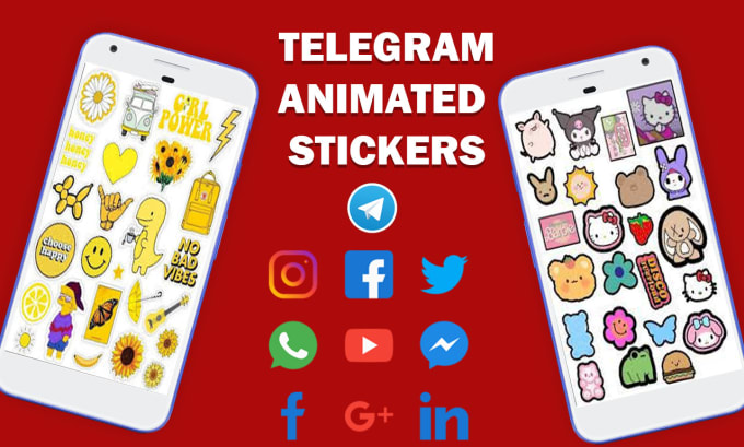 Draw and animate telegram stickers, discord stickers, emoticon, emojis ...