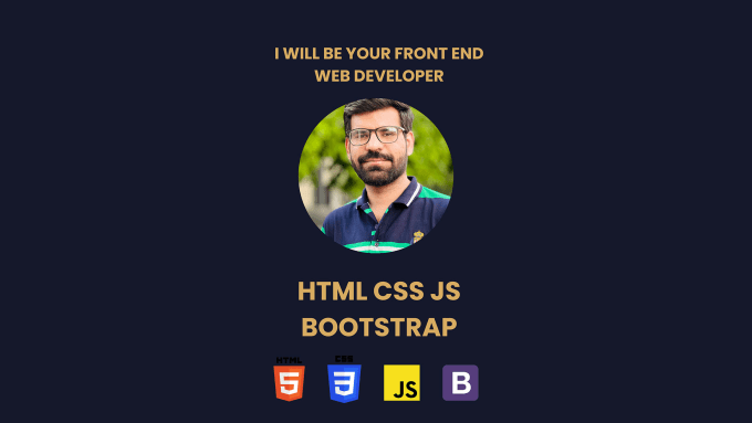 Your Front End Web Developer Using Html Css Bootstrap Js By Usmanqamar69 Fiverr
