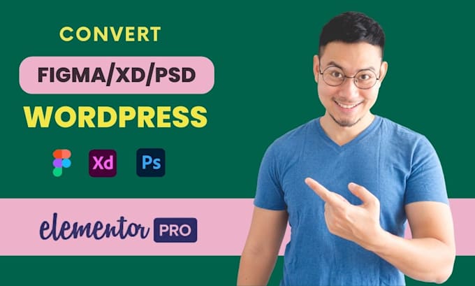 Convert figma to wordpress website with elementor pro, figma to elementor pro by Abhishek_5213 ...