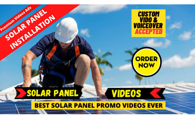 Customize solar panel energy 2d promo video ads by Fafa439 | Fiverr