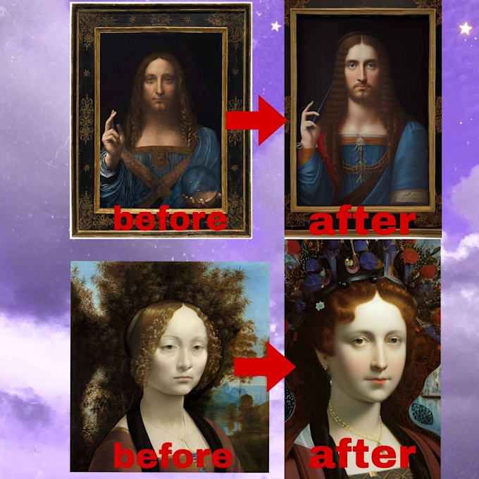 Draw different versions of famous paintings with digital art by ...