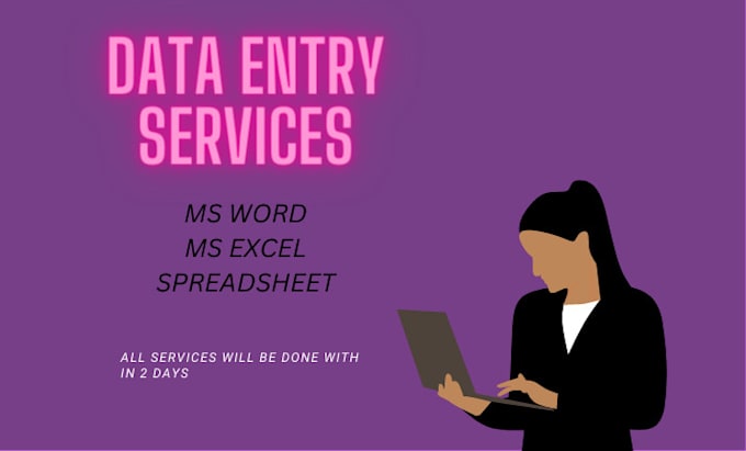 Do all data entry work with in 2 days by Varsha1420 | Fiverr