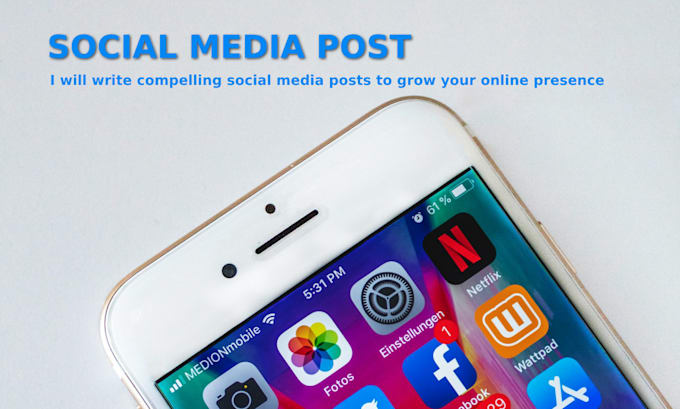 Craft engaging social media posts for your twitter linkedin insta etc ...