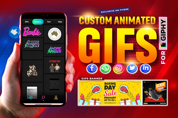 Create custom animated gifs for giphy and instagram by Shopon_debnath ...