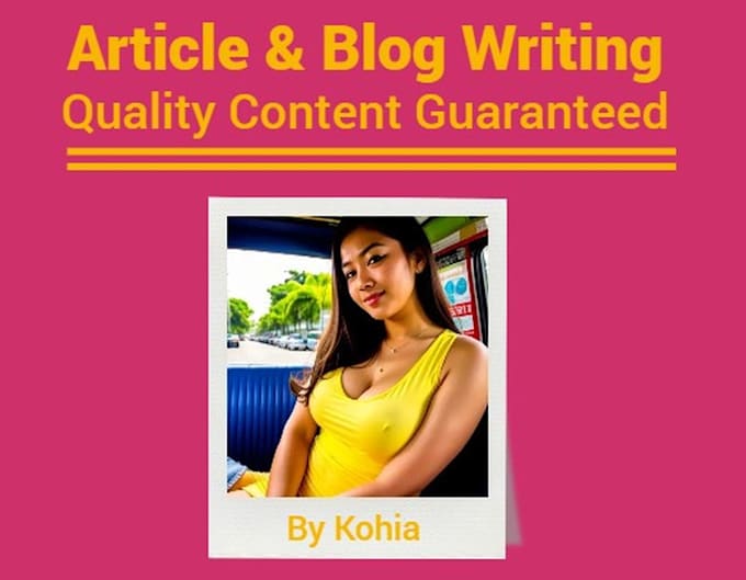 Elevate your blog with professional content writing services by ...