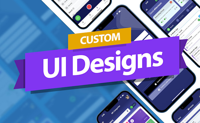 Create ui designs for your mobile or web application by Iamwest | Fiverr