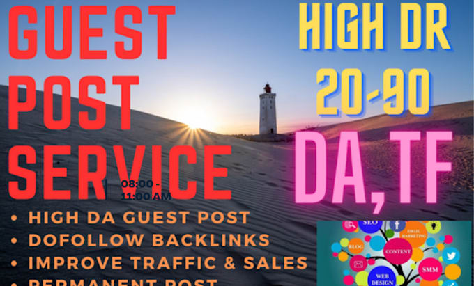 Do high da digital marketing guest post by Usma3012 | Fiverr