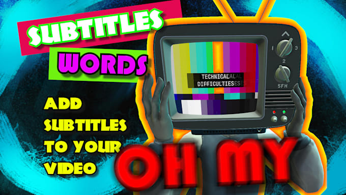 Add creative subtitles to your video by Thatmicah | Fiverr