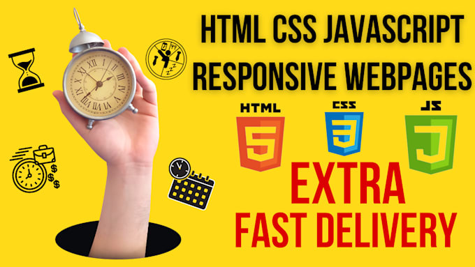 Design Responsive Webpages In Html Css And Javascript By Madanlal875 Fiverr
