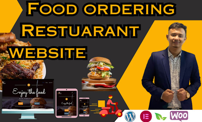 Develop a food ordering restaurant website for your business by ...