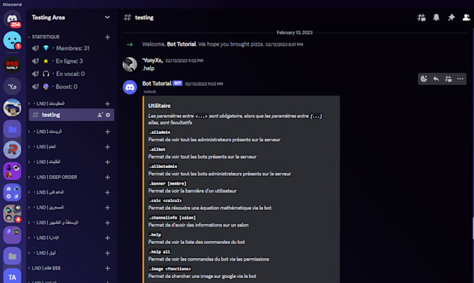 Create a professional discord bot for you by Yonyxx | Fiverr