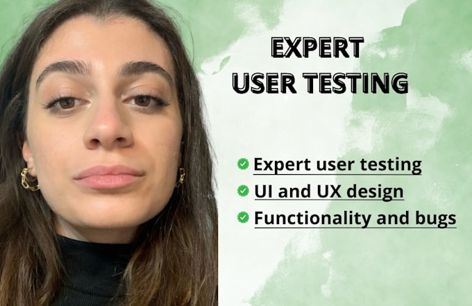 Provide all pages quality user testing for website by Luanarizzi | Fiverr
