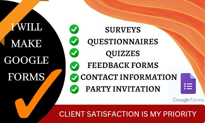 Make google forms, surveys, quizzes and questionnaires by Abhilasha01 ...