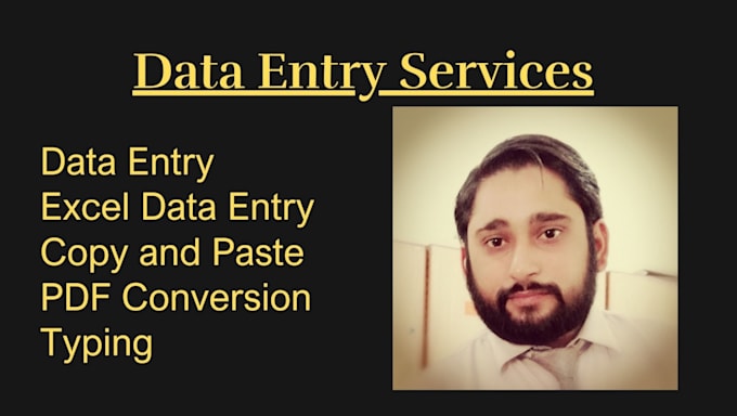 Data entry, excel, pdf conversion by Taimoormalikgh | Fiverr