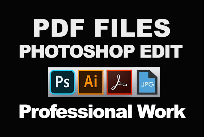 Do pdf edit or modify pdf document photoshop editing service by Pdfeditor00 | Fiverr