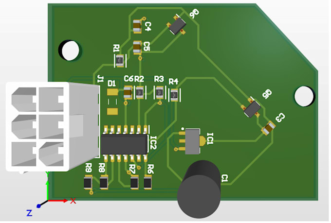 Do circuit and pcb design in easyeda by Ebilal83 | Fiverr