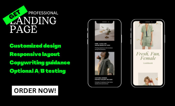 Create a high converting landing page squeeze page design for your ...